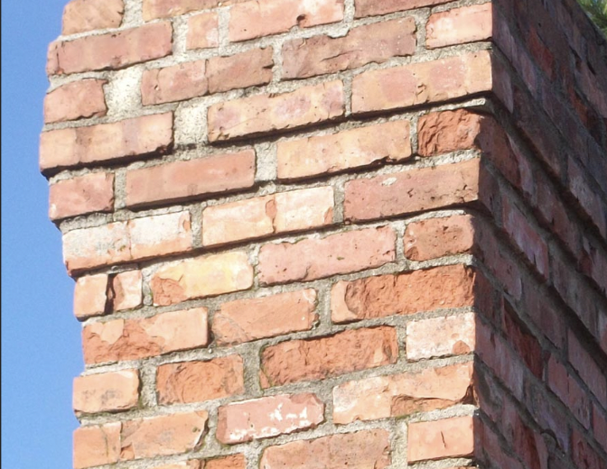 Chimney Brick Spalling – Home Run Inspections, LLC